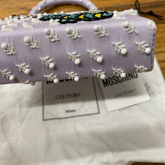 Moschino | Bags | Ss22 Moschino Couture Jeremy Scott Purple Childs ...